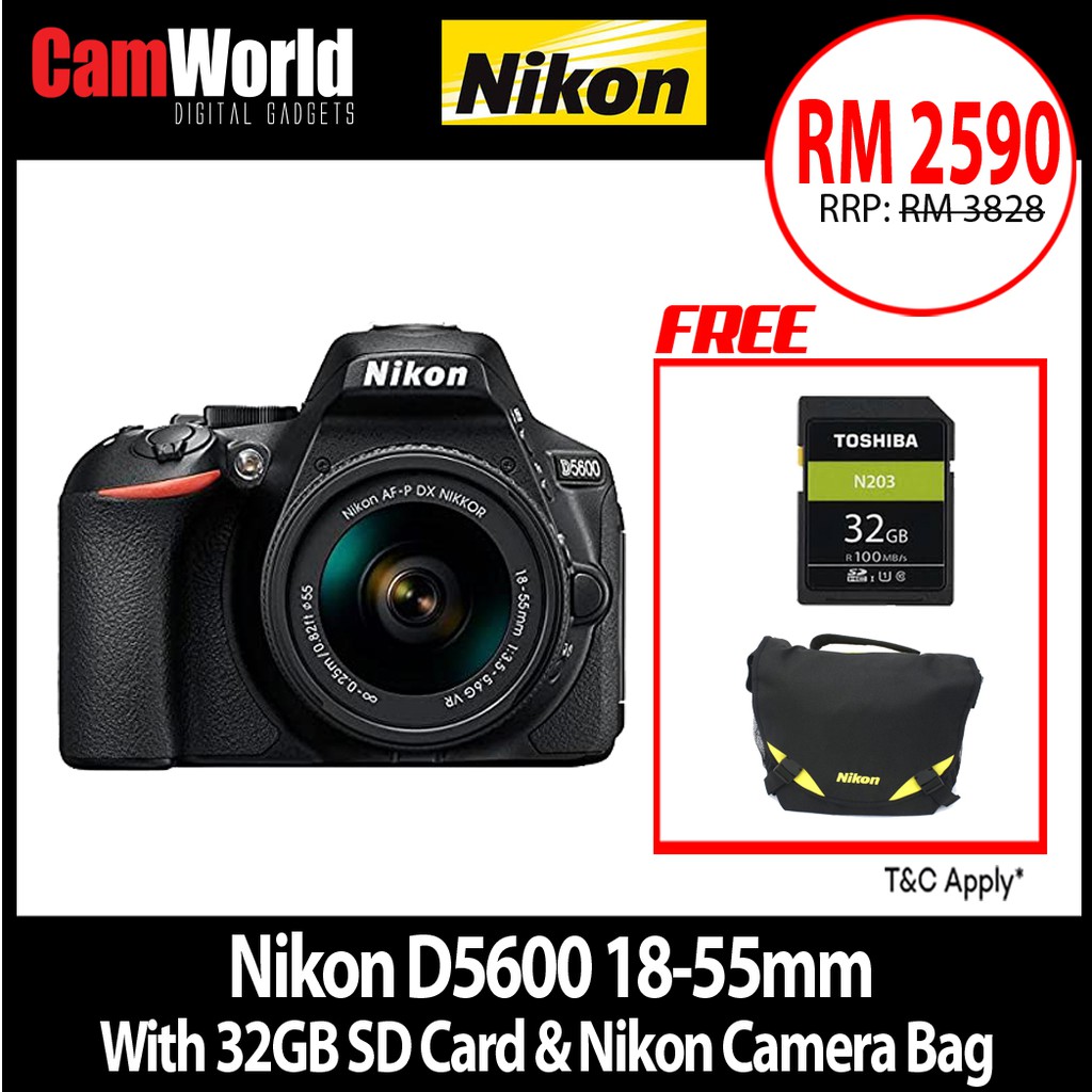 NIKON D5600 kit 18-55mm | Shopee Malaysia