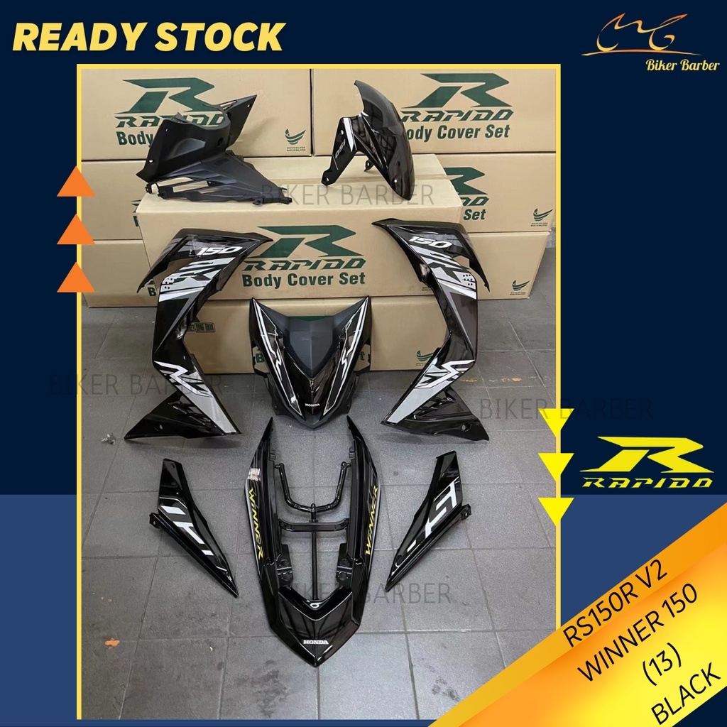 [READY STOCK] COVERSET/BODYSET HONDA RS150/RS150R V2 WINNER 150 (13 ...