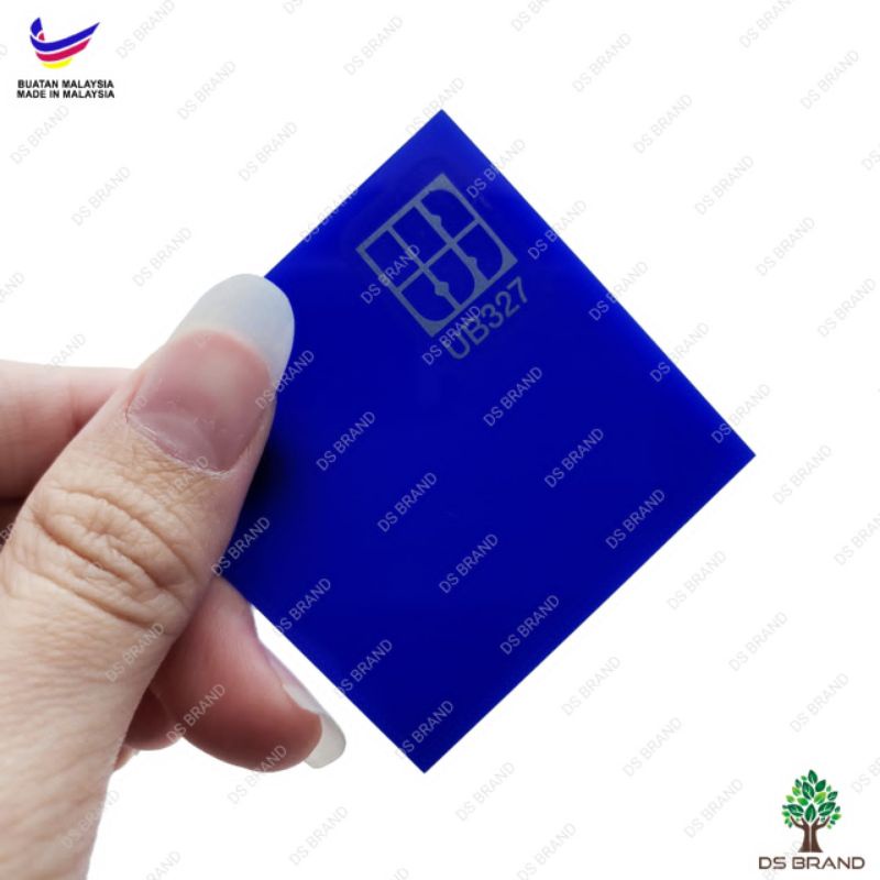Acrylic A4 Blue Colour Sheet ( 327 ) 2mm thickness | Shopee Malaysia