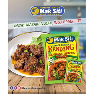 MAK SITI SERBUK REMPAH RENDANG 250G | Shopee Malaysia