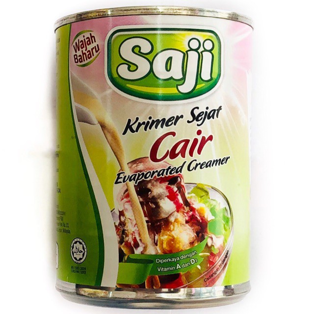 Saji Krimer Sejat Cair / Saji Evaporated Creamer 390 gm [Susu Cair ...