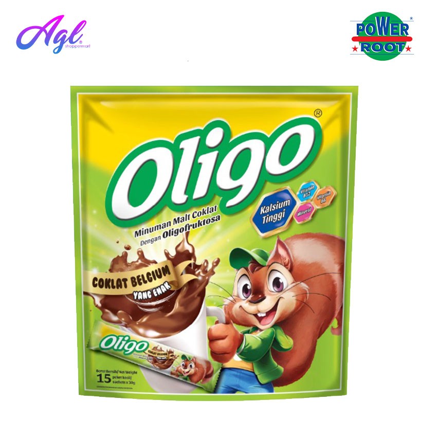 Oligo Instant Series - Choco Malt Calcium 30g - 15's / 950G / 1kg - (1 PACK) | Shopee Malaysia
