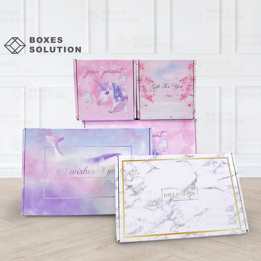 Craft paper box Pizza Box Carton Box Packing Box with Printed Design ...