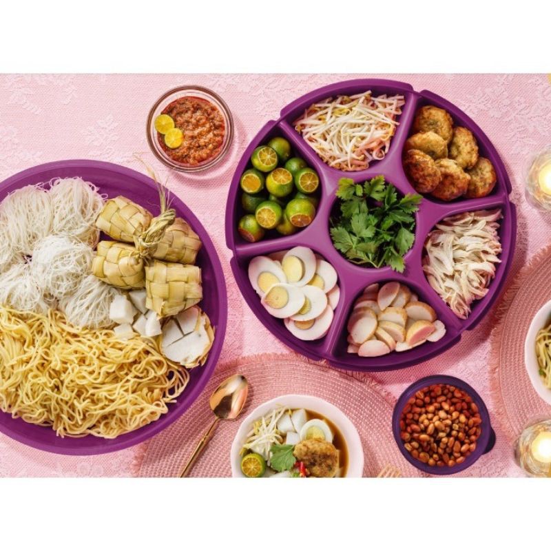 Tupperware Serving Centre ( Bekas Kuih Raya / Condiments Laksa Soto ...