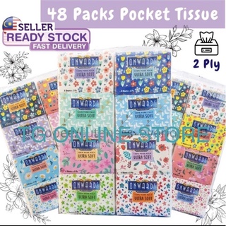 (48 packets) ONWARDS Pocket Tissue / Tissue Paper | Shopee Malaysia