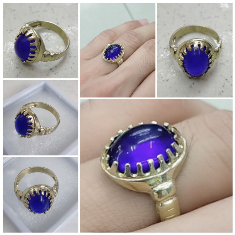 Cincin Batu Nilam Asli | Shopee Malaysia