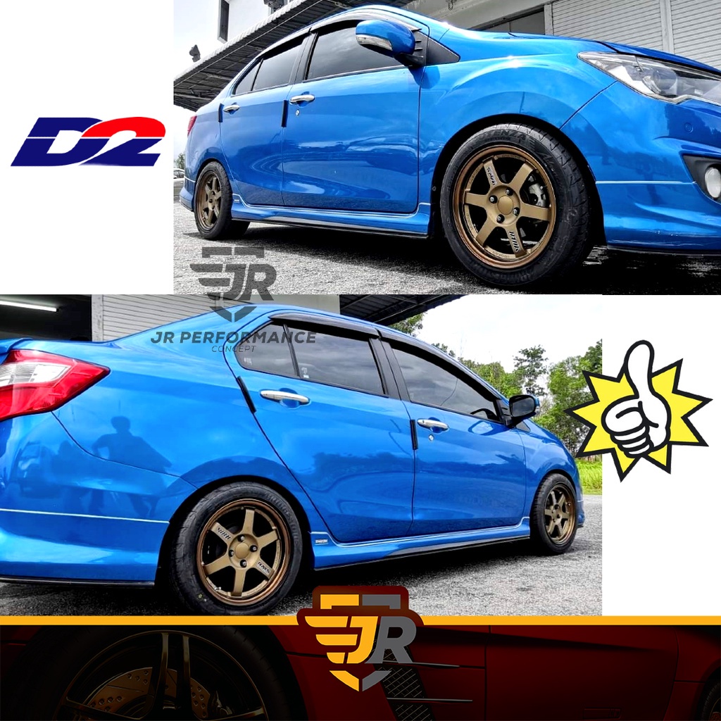D2 Hi Low High Low Body Shift Adjustable Absorber Axia Bezza Aruz Ativa Saga Wira Myvi Coilover ...