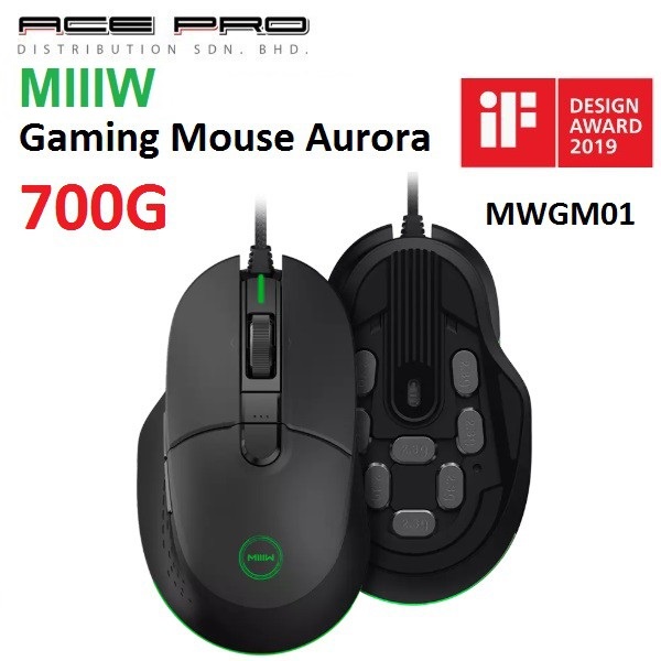 MIIIW Gaming Mouse Aurora 700G - MWGM01 / MIIIW Gaming Keyboard 600K ...
