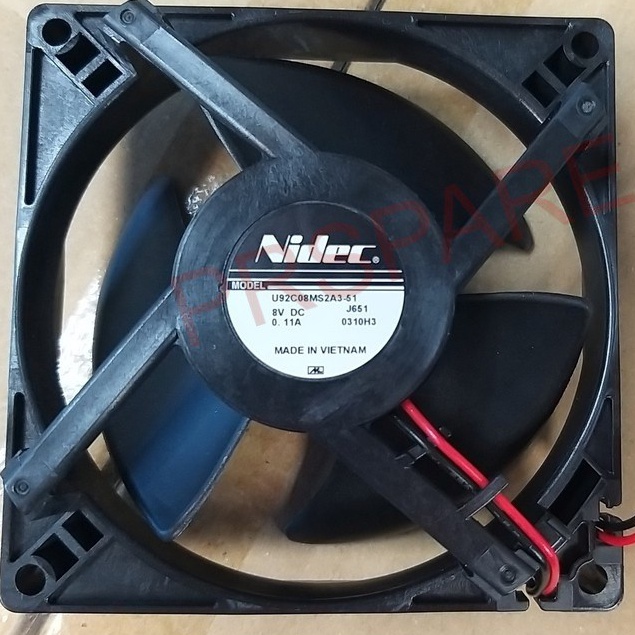 PANASONIC 171850 REFRIGERATION FAN MOTOR FC B222-262 DC8V 0.11A NR ...