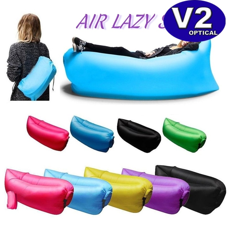 Inflatable Wind Picnic Camping Lamzac Air Lazy Sofa Lounge Bed Outdoor ...