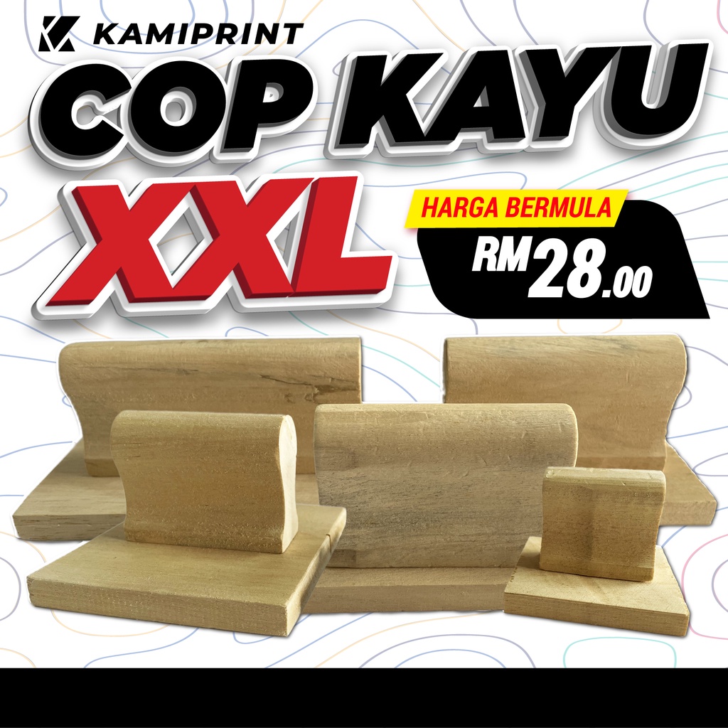 COP KAYU BIG SIZE / CUSTOM MADE / PRODUCT PACKAGING COP | Shopee Malaysia