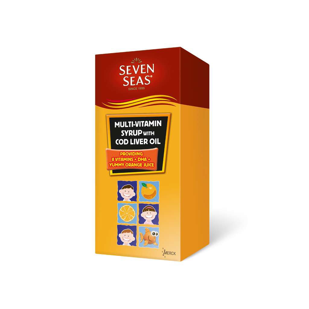Seven Seas Multivitamin Syrup with Cod Liver Oil 100ml | Shopee Malaysia