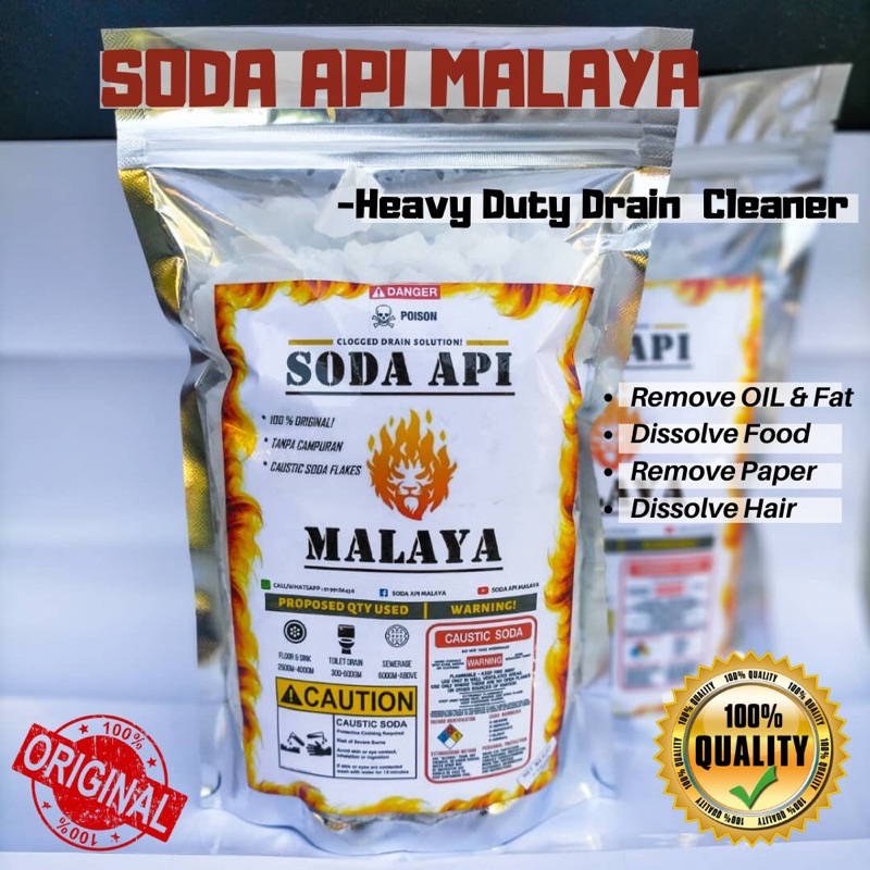SODA API MALAYA Drain Clog Cleaner Remover Sink Unclogger Sinki ...