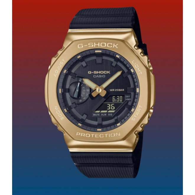 ANALOG-DIGITAL AUTO LIGHT TMJ GM-2100 SERIES CASIOAK PROVES BLACK ...