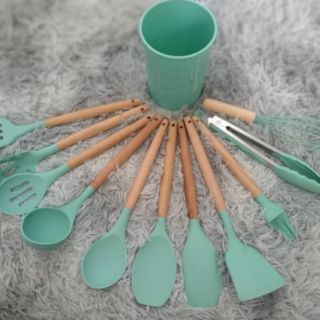 [Ready Stock] Set Senduk Silicone Viral 12pcs | Shopee Malaysia