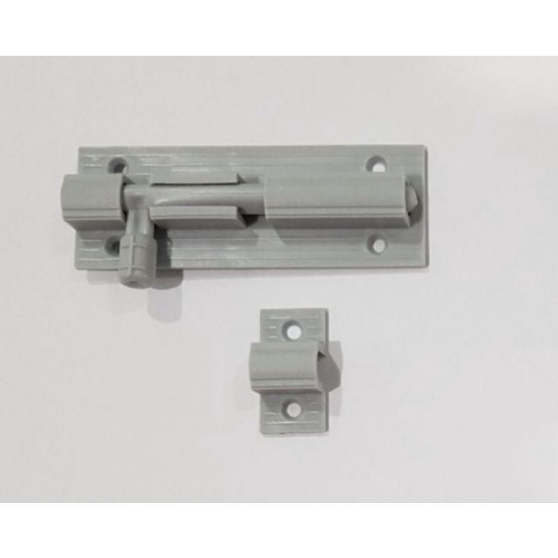 PVC Plastic Bathroom Toilet Door latch Lock Grey Color | Shopee Malaysia
