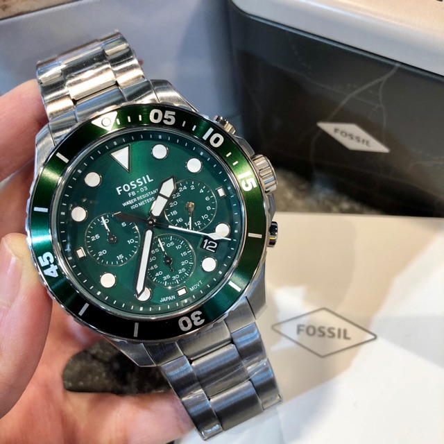 Fossil FB-03 Chronograph Stainless Steel Watch FS5726 | Shopee Malaysia