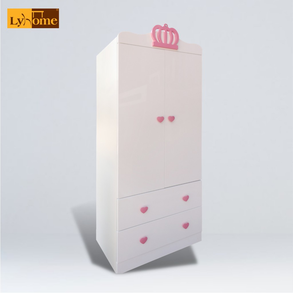 LYHOME|F-BRCT8030|2 Door Wardrobe/almari pakaian/built in wardrobes ...