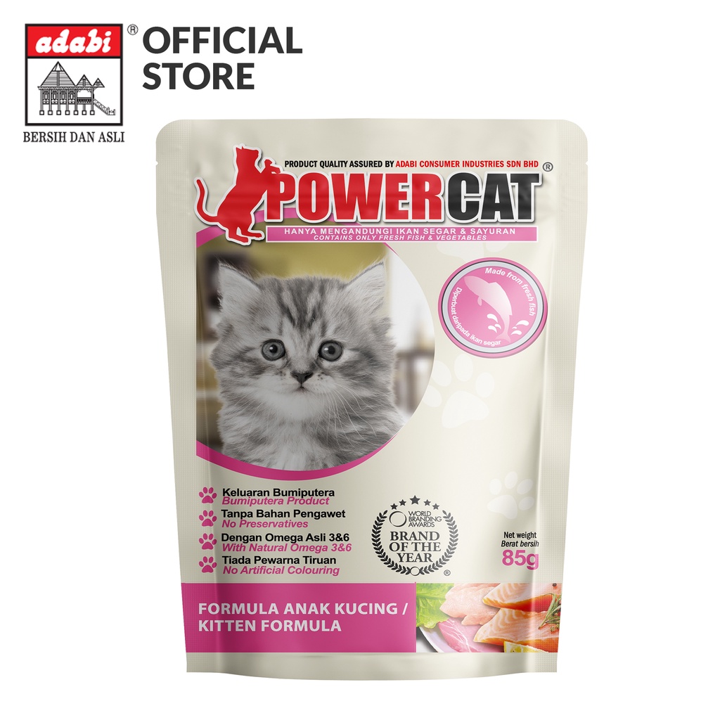 Powercat Kitten Formula (wet) 85g | Shopee Malaysia