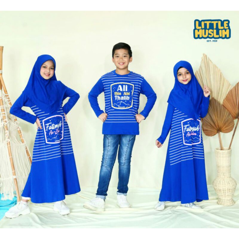 Hanin Hanif Ali & Fatimah Biru Benhur By Little Muslim | Shopee Malaysia