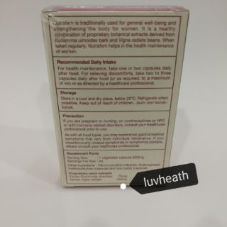 BIONUTRA NUTRAFEM 30 caps for MENOPAUSE (ready stock) | Shopee Malaysia