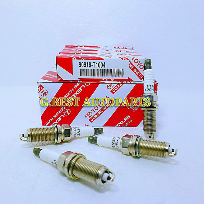 100% TOYOTA ORIGINAL SPARK PLUG INNOVA TGN40 FORTUNER TGN51 90919-T1004 ...