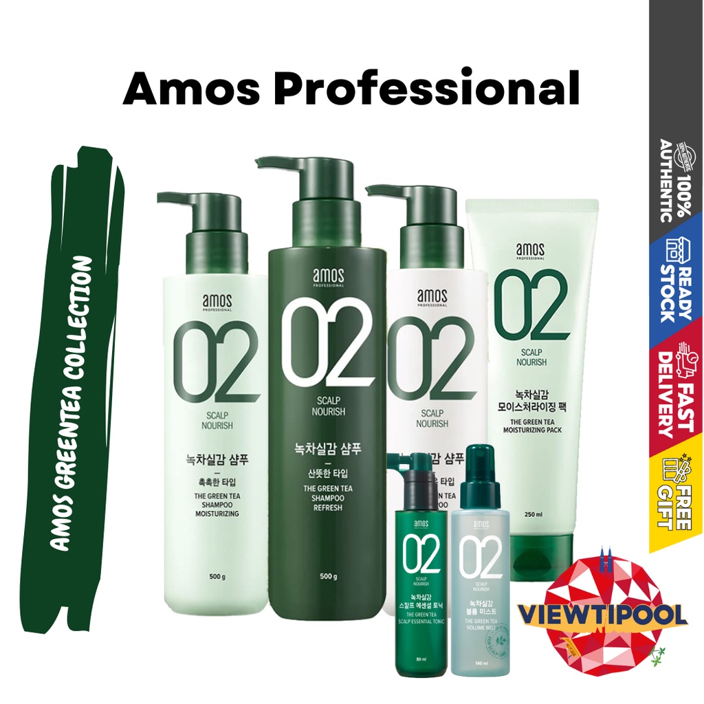 [AMOS PROFESSIONAL] THE GREEN TEA LINE SHAMPOO (SENSITIVE ...
