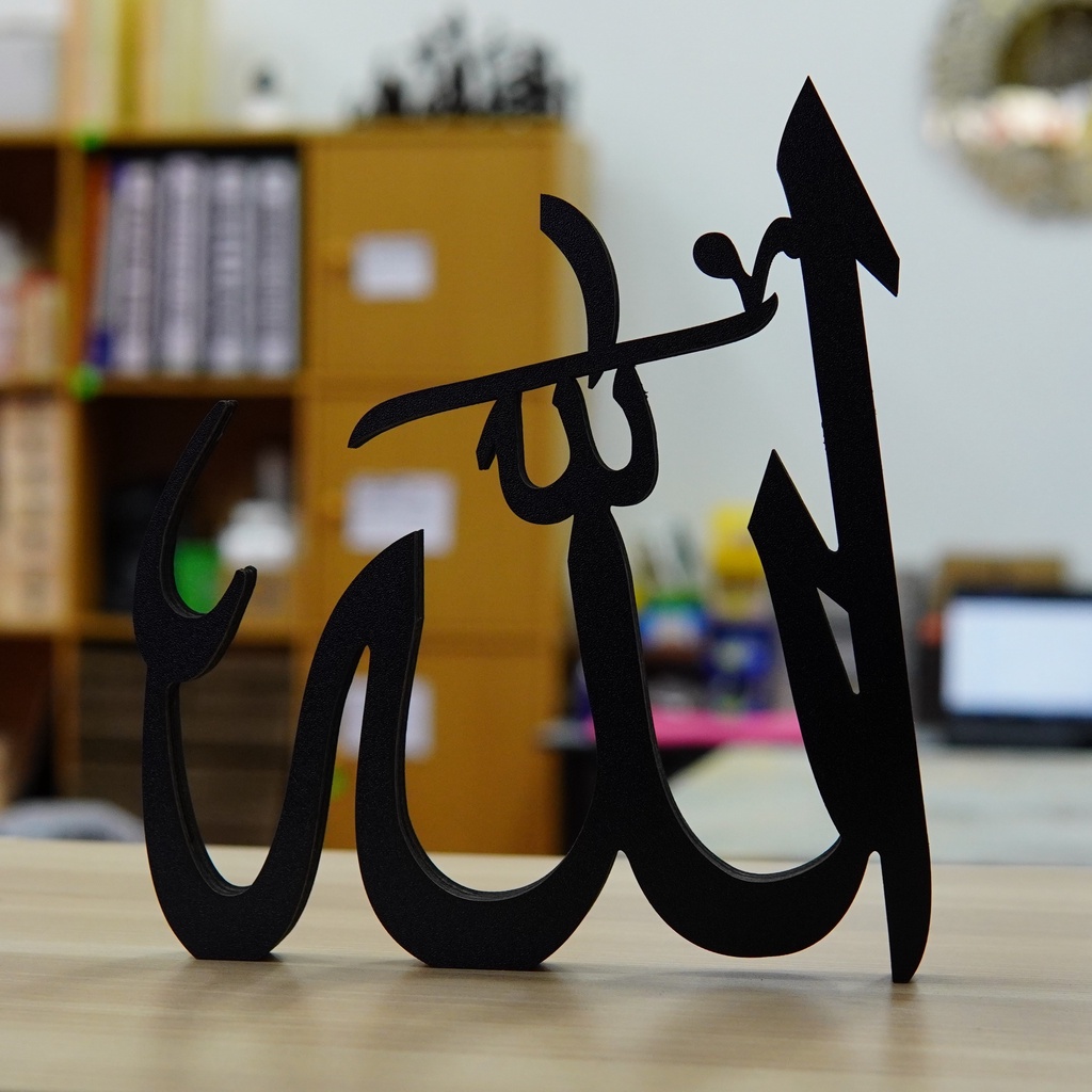 Standee Allah Muhammad | Alhamdulillah | Allahuakbar | Khat Standee ...