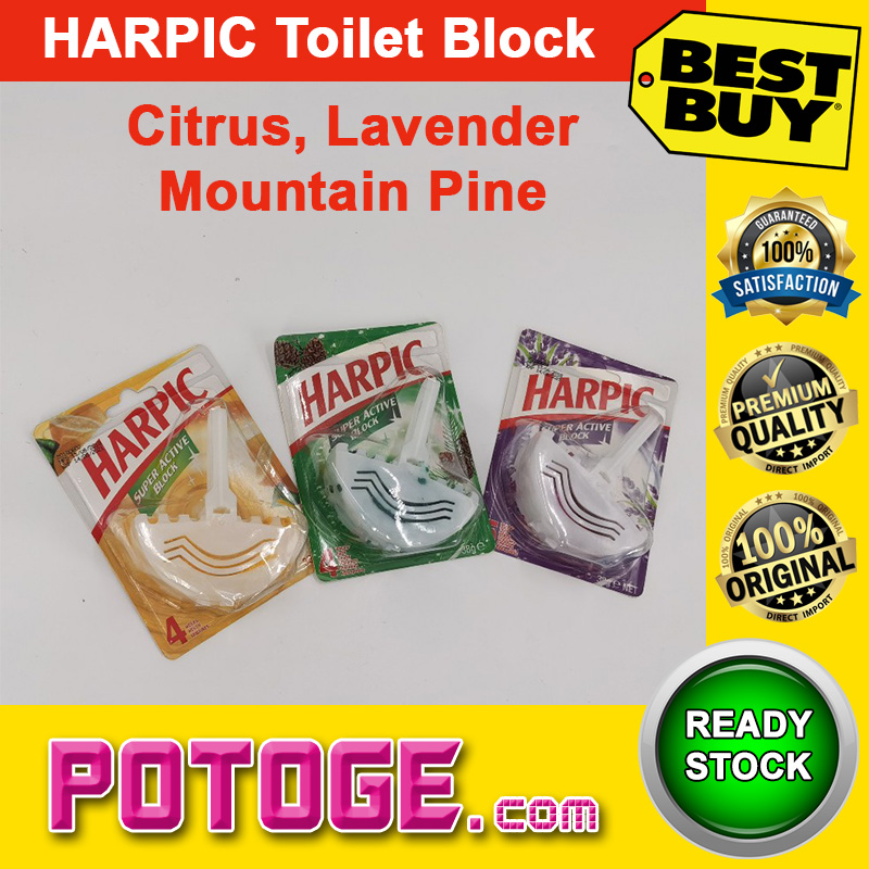 HARPIC SUPER ACTIVE BLOCK [A] Nature Fresh Citrus Mountain Pine ...