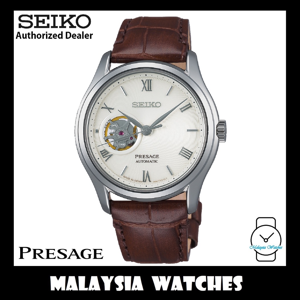 Seiko Presage SSA413J1 Made in Japan Automatic Cream White Dial Open Heart Sapphire Crystal ...
