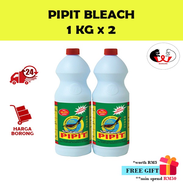 PIPIT BLEACH TWIN PACK [ 1 KG X 2 BOTTEL ] [SHIP WITHIN 24 HOURS ...