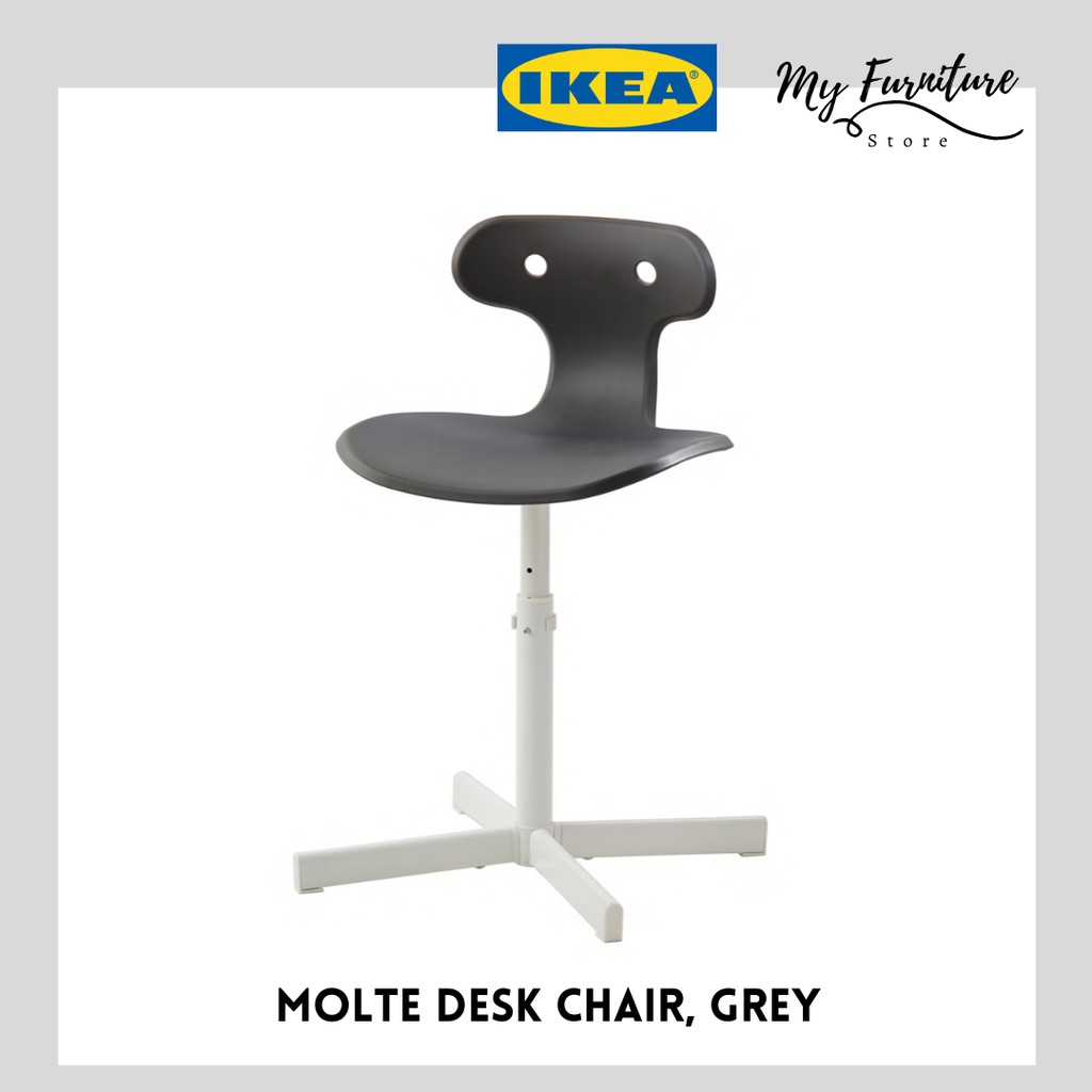 IKEA Molte Desk Chair Adjustable Height Mid Back and Revolving Chair ...