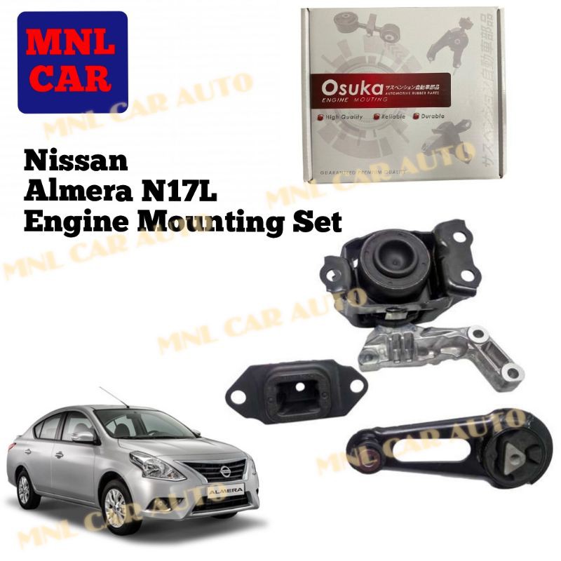 (1 YEARS WARRANTY) NISSAN ALMERA N17 ENGINE MOUNTING SET | Shopee Malaysia