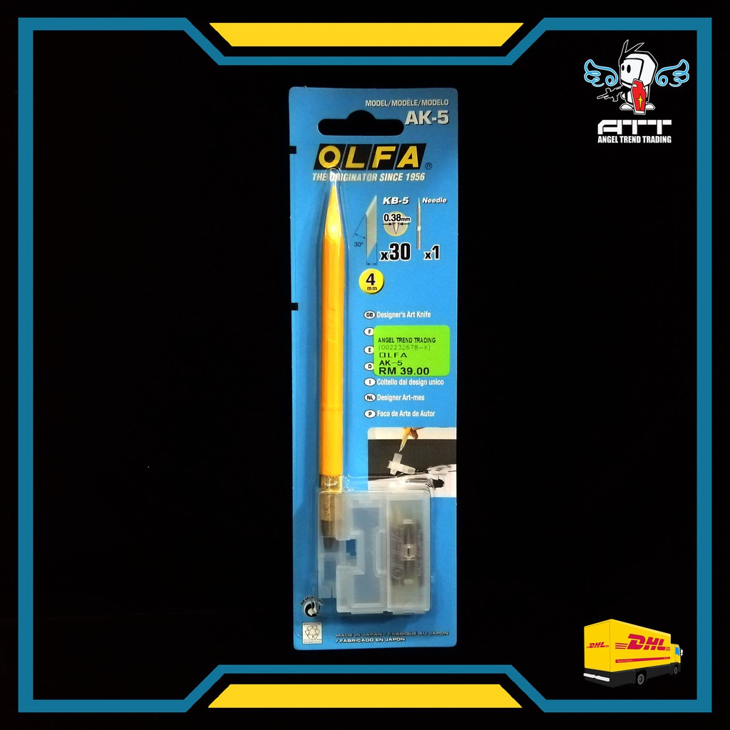 OLFA AK-5 ART KNIFE MODEL KIT TOOLS (Hobby Kit Model Kit Tools Gundam Gunpla Diorama) | Shopee ...