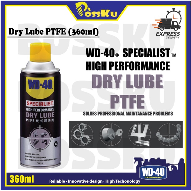 WD-40 Specialist High Performance Dry Lube PTFE 360ml | Shopee Malaysia