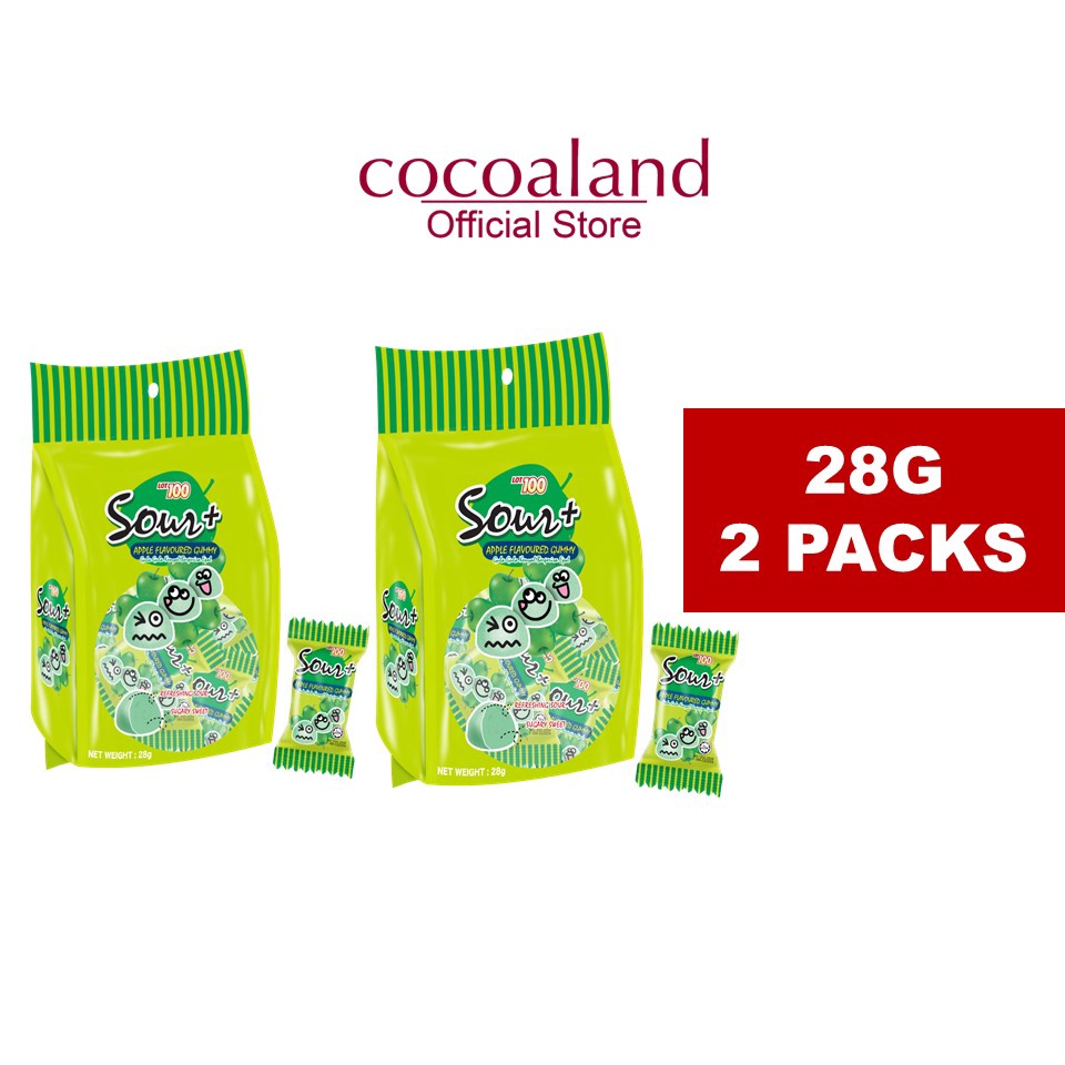 Lot 100 Sour + Gummy Small Pack (28g x 2 packs) | Shopee Malaysia