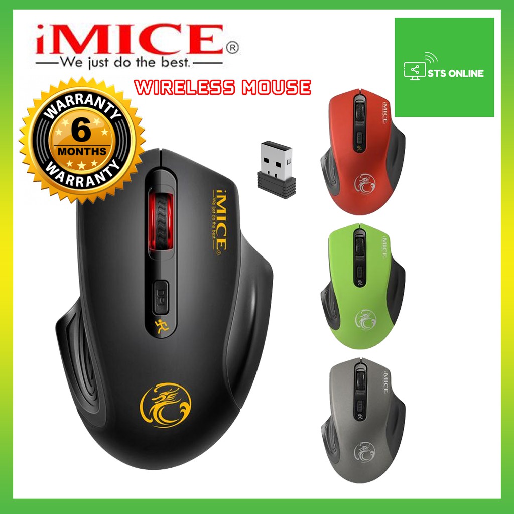 IMICE Silent Wireless Mouse 2.4GHz Power Saving Wireless Mice (6 Month ...