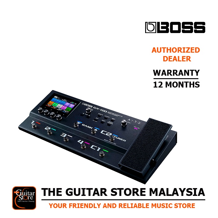 Boss GX-100 Guitar Multi Effects Pedal with Touchscreen Audio Interface ...
