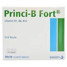 Princi-B Fort Vitamin B1, B6, B12 30x10 Coated Tablets | Shopee Malaysia