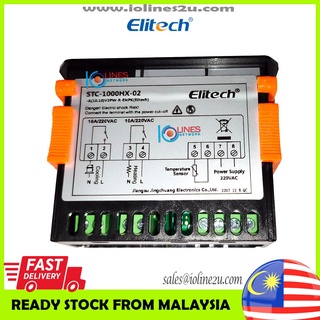 Original Elitech STC-1000HX Digital Temperature Controller Thermostat ...