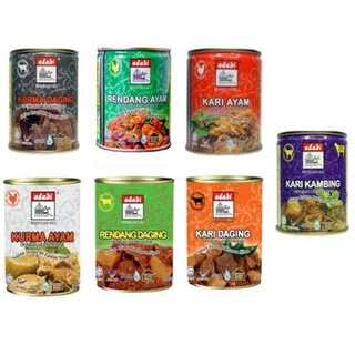 Kari, Kurma dan Rendang dalam tin, Ayam, Daging dan Kambing Adabi ...
