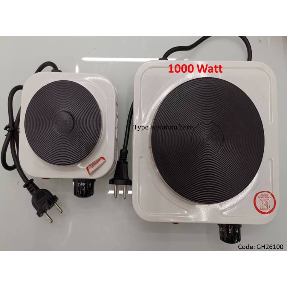 Electric Stove Cooking 1000W Hot Plate Cookware(Like Gas Stove ...