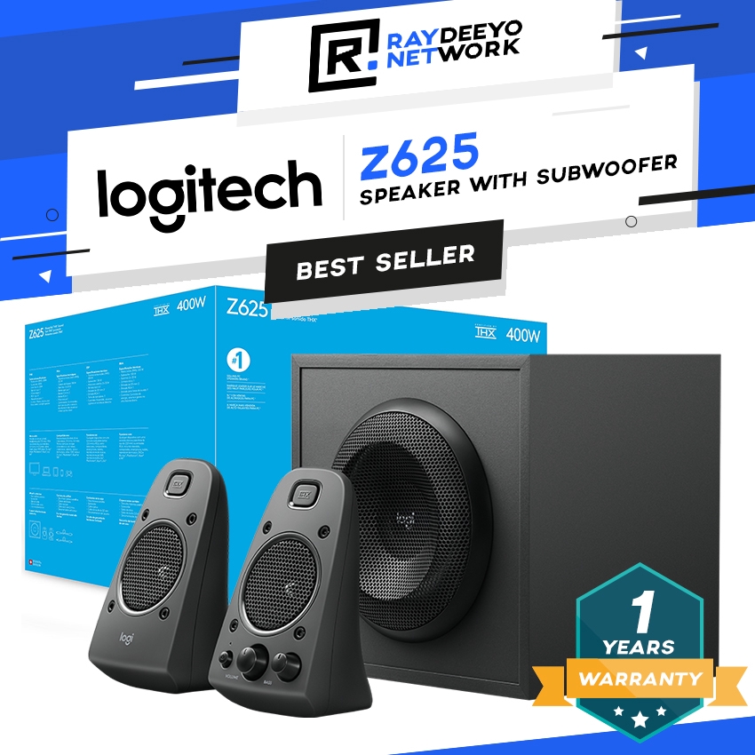 Logitech Z625 SPEAKER SYSTEM With SUBWOOFER [THX Certified Sound] | Shopee Malaysia