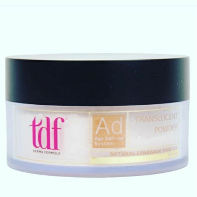Translucent powder (age defense system) from TDF (therapeutic derma ...