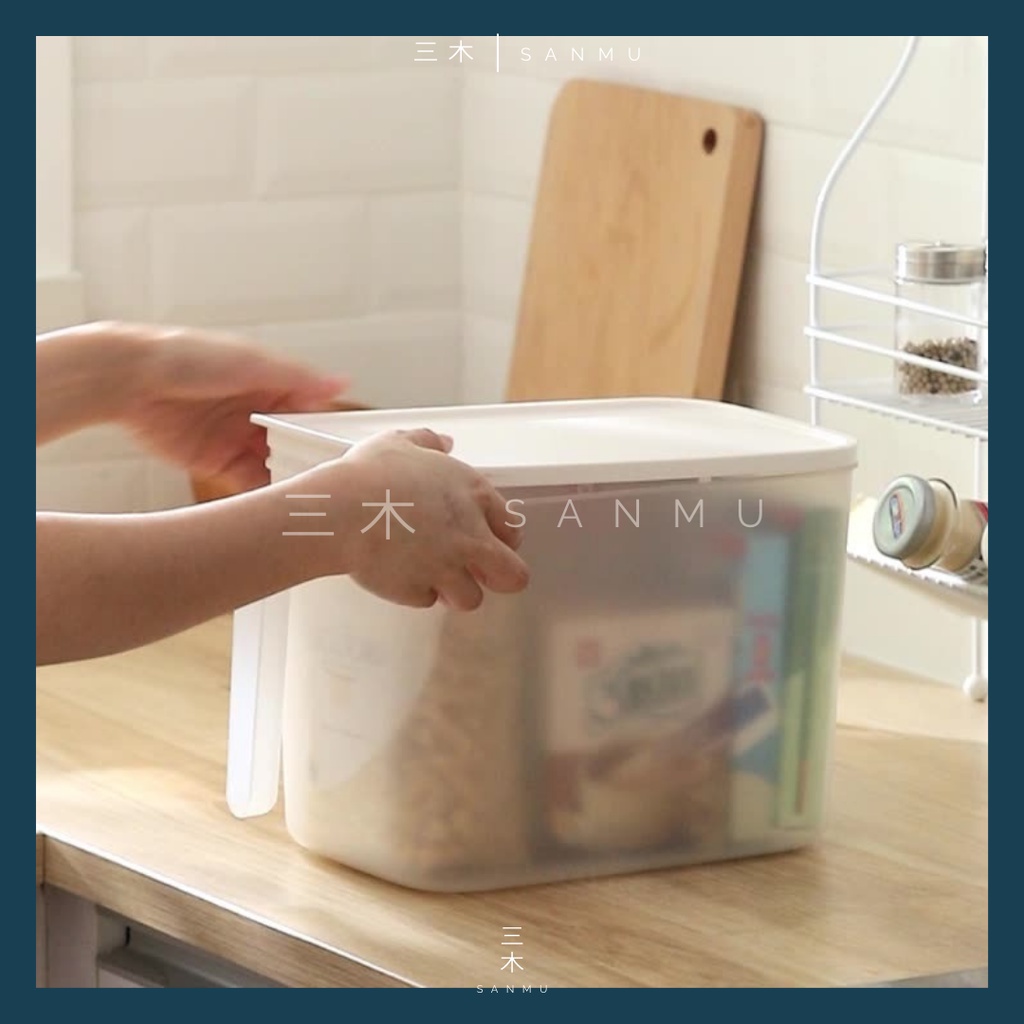 SANMU Fridge Storage Box Food Container With Lid Containers Simpan ...