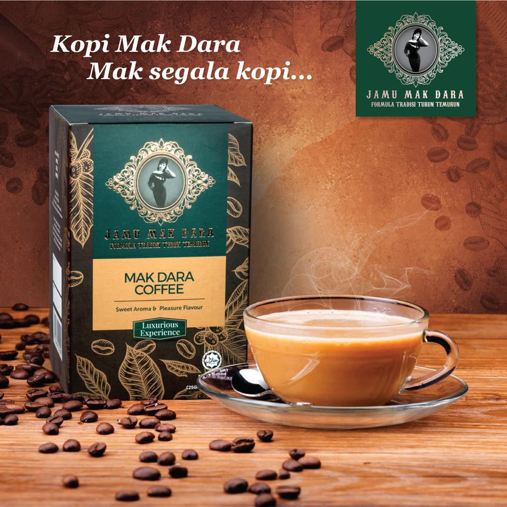 Jamu Mak Dara Coffee 15 Sachet Shopee Malaysia