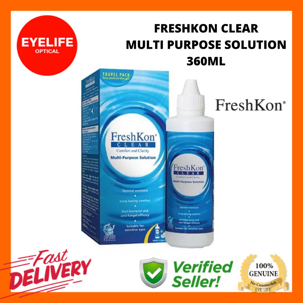 Freshkon Clear Multi Purpose Solution 360ml | Shopee Malaysia