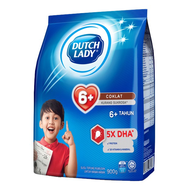 Dutch Lady Gump 6+ Chocolate 850gm | Shopee Malaysia