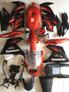 RR150 ZX150 COVERSET INDON KAWASAKI RR150 ORIGINAL COMPLETE A-Z ATAU ...