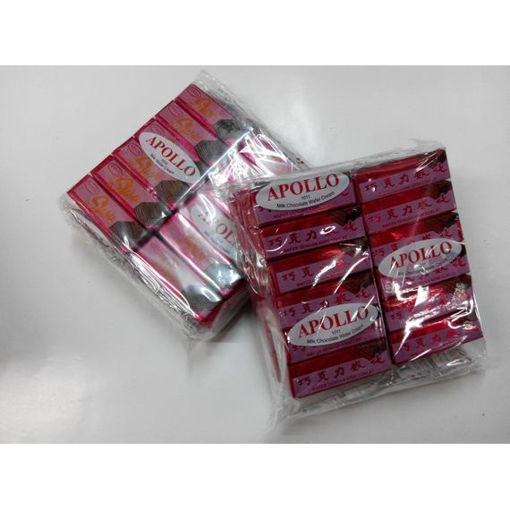 Apollo Wafer ( Chocolate / Susu ) 48PCS | Shopee Malaysia